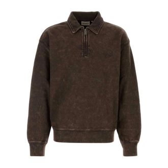Carhartt Work in Progress Lambert Polo Sweat - - Sweatshirts & Hoodies - Herren - Braun - XL