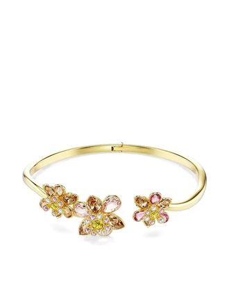 Swarovski Idyllia Armband mit Blumenverzierung - Gold