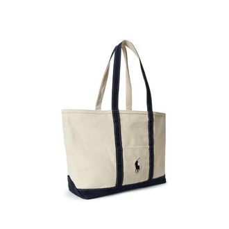 Polo Ralph Lauren Sac cabas &agrave; logo en coton