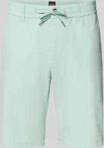 Boss Orange by Hugo Boss Tapered Fit Bermuda mit Kordelzug Modell CHINO