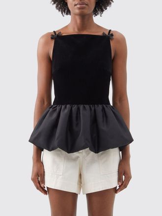 Self Portrait Top Damen Farbe Schwarz