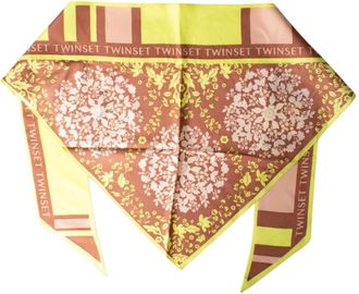 Twinset Femme, Accessoires, Multicolore, Taille: ONE Size Avocado Scarf