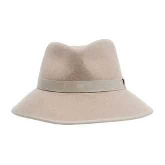 Max Mara Locusta Fedora - - Accessories - Damen - Beige - 57 CM