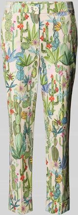 Marc Cain Regular Fit Hose im Allover-Look