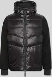 Calvin Klein Pufferjacke mit Strickeins&auml;tzen