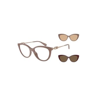 Emporio Armani Femme, Accessoires, Brun, Taille: 53 MM Lunettes Authentiques et &Eacute;l&eacute;gantes, Qualit&eacute; Premium