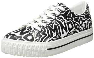 Desigual Damen Shoes_Street_Marble Sneaker, White, 40 EU