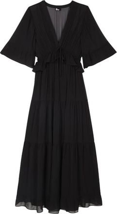 The Kooples Femme, Robes, Noir, Taille: 36 FR Robe - 0-5: 1,Colors: Noir