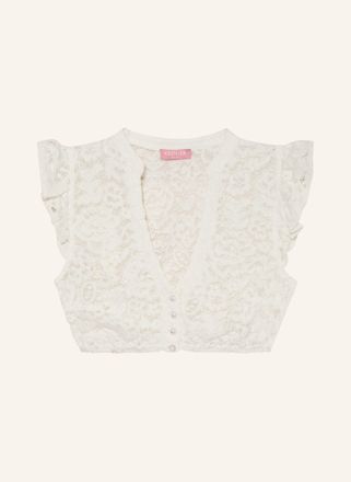 Kr&uuml;ger Kr&uuml;ger Dirndlbluse Aus Spitze weiss