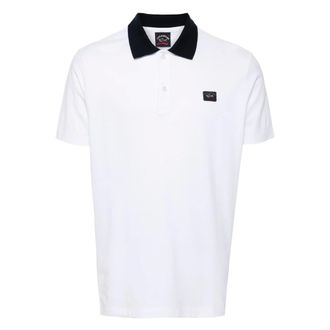 Paul & Shark Homme, Tops, Blanc, Taille: L Polo Tricot&eacute;