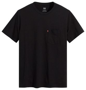 Levi's Herren Short Sleeve Classic Pocket Non Graphic TEES, Mineral Black, S EU