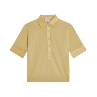 Semicouture Femme, Tops, Jaune, Taille: 42 FR Polo