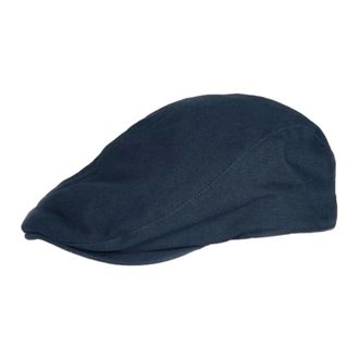 Barbour Homme, Accessoires, Bleu, Taille: M Finnean Flat Cap
