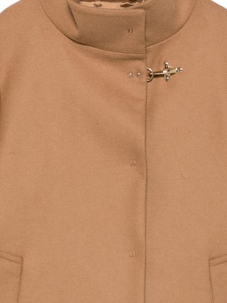 Fay Wool and Cashmere Cape - beige