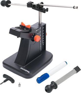 Sharpal 201H Diamantsch&auml;rfer f&uuml;r Scheren & Gartenger&auml;te - 22&deg;-84&deg; Winkel, 325/600 Korn | Sch&auml;rft K&uuml;chen-, Haarschneide-, N&auml;hscheren, Rasenm&auml;hermesser, Astschn