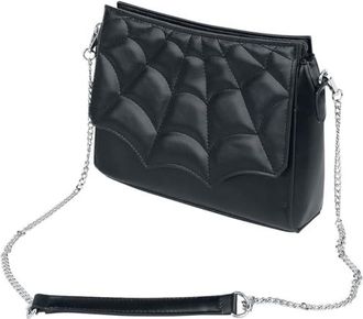 Banned Alternative Sac Bandoulière Mabris Femme Sac à main noir/argent 100% Polyuréthane