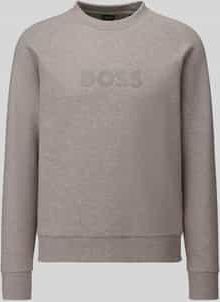 HUGO BOSS Sweatshirt mit tonalem Logo-Schriftzug Modell Salbo