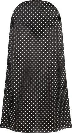 Jean Paul Gaultier Jupe &eacute;chancr&eacute;e &agrave; pois avec culotte ajustable en soie