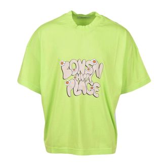 BONSAI Baumwoll-T-Shirt mit Einzigartigem Design - - Tops - Herren - Gr&uuml;n - M
