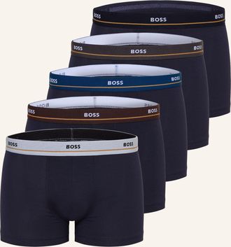HUGO BOSS 5er-Pack Boxershorts Essential blau