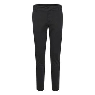 Kaffe Pantalon Noir Moderne avec Passants pour Ceinture - Femme - Pantalons - Noir - Taille: 48 FR