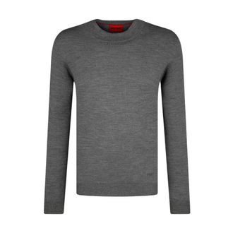 HUGO BOSS Homme, Pulls, Gris, Taille: XL Pull ras du cou San Matteo