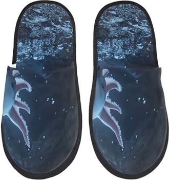 Generic Pantoufles &agrave; Hiver Imprim&eacute; Axolotl en forme de coeur L&eacute;g&egrave;re Chaussons Homme Unisex Antid&eacute;rapant Accueil Slippers Adulte Femme L