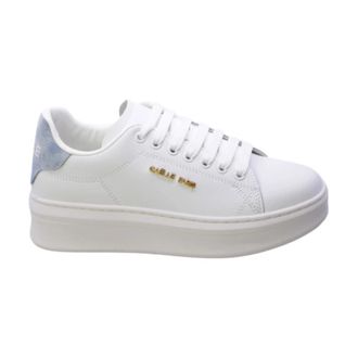 Ga&euml;lle Paris Wei&szlig;e Eco-Leder Sneakers - - Shoes - Damen - Wei&szlig; - 39 EU