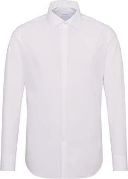 Seidensticker Chemise business Seidensticker - coupe slim - sans repassage - col Kent - manches longues - poignets &agrave; revers - 100 % coton