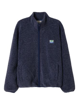 American Vintage Hoktown Jacke aus Shearling - Blau