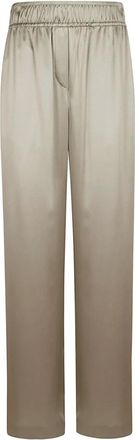 Brunello Cucinelli Femme, Pantalons, Brun, Taille: 34 FR Track Pantalons
