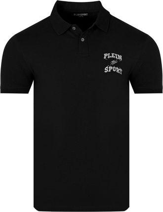 Plein Sport Poloshirt Mit Kleinem Logo, Schwarz