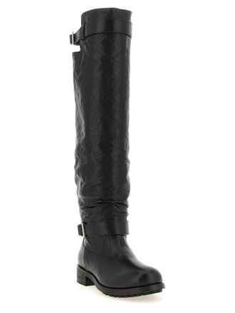Jimmy Choo London Biker KB Boot - Black