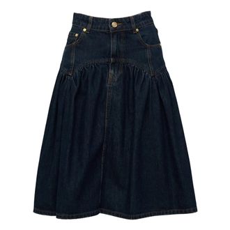 Ganni Denimrock - - Skirts - Damen - Blau - 4XS