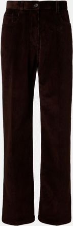 Miu Miu Weite Hose aus Baumwoll-Cord