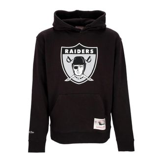 Mitchell & Ness Oakland Raiders NFL Team Logo Hoodie - - Sweatshirts & Hoodies - Herren - Schwarzk - M