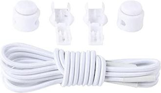 Generic Lacets &eacute;lastiques sans cravate, lacets r&eacute;glables en caoutchouc pour chaussures de sport lacets en silicone, j, Taille unique pour tous