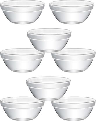 BESPORTBLE 8 St&uuml;ck Teiliges Kleine Glas jelly schalen f&uuml;r Dessert und Pudding Leicht zu Reinigen Professionelles Design f&uuml;r Kuchen Gelee Mousse Vielseitig Einset