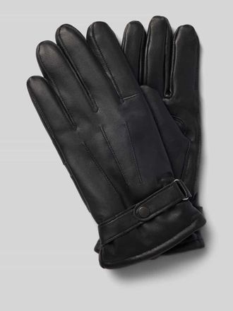 Barbour Handschuhe aus Rindsnappa mit Riegelverschluss