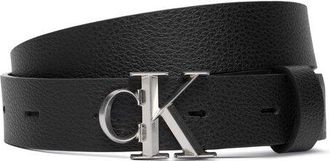 Calvin Klein Damengürtel Facet Ck Buckle Pebble 25Mm LV04F7060G Schwarz