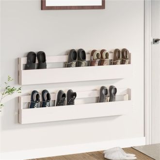Generic Wandmontierte Schuhregale, Platzsparendes Wandmontiertes Schuhregal, H&auml;ngende Aufbewahrung for Den Innenbereich Geeignet for Badezimmer Und Schlafzimm