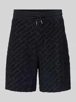 A|X Armani Exchange Shorts mit Logo-Muster und elastischem Bund
