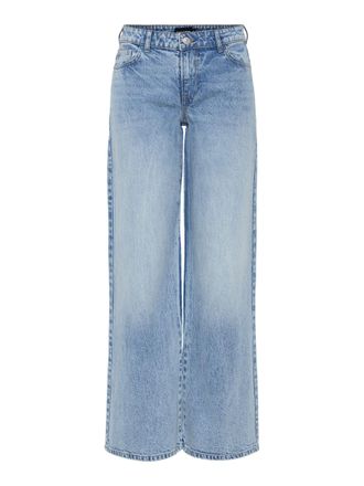 Pieces Female Wide Fit Jeans PCSELMA LW