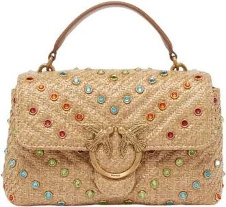 Pinko Pinko, Femme, Sacs, Beige, Taille: ONE Size Love Lady Puff Mini Bag