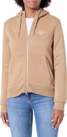 GANT REG Tonal Shield Zip Hoodie