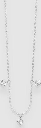 Vanrycke Collier Stardust 3 Diamants Or Blanc