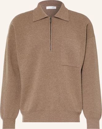 Roberto Collina Roberto Collina Strick-Poloshirt Aus Merinowolle braun