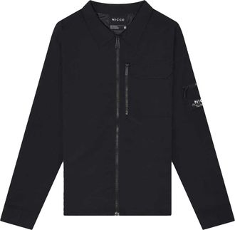 Nicce London Claytun Hemdjacke f&uuml;r Herren (Schwarz)