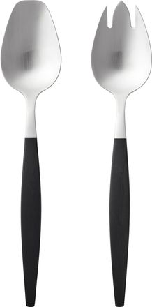 Gense Focus de Luxe Salatbesteck 26,8 cm Schwarzer/matter Stahl