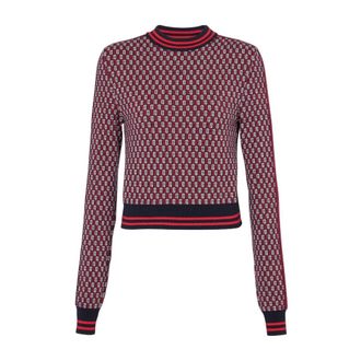 Balmain Gemusterte Pullover - - Knitwear - Damen - Mehrfarbig - S